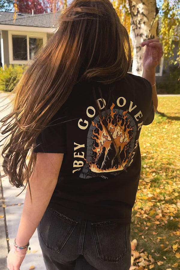 Obey God Over Man Tee - Hope Outfitters