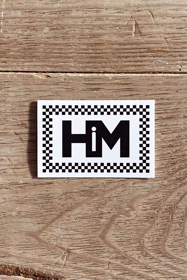 HiM Checker Sticker - Hope Outfitters