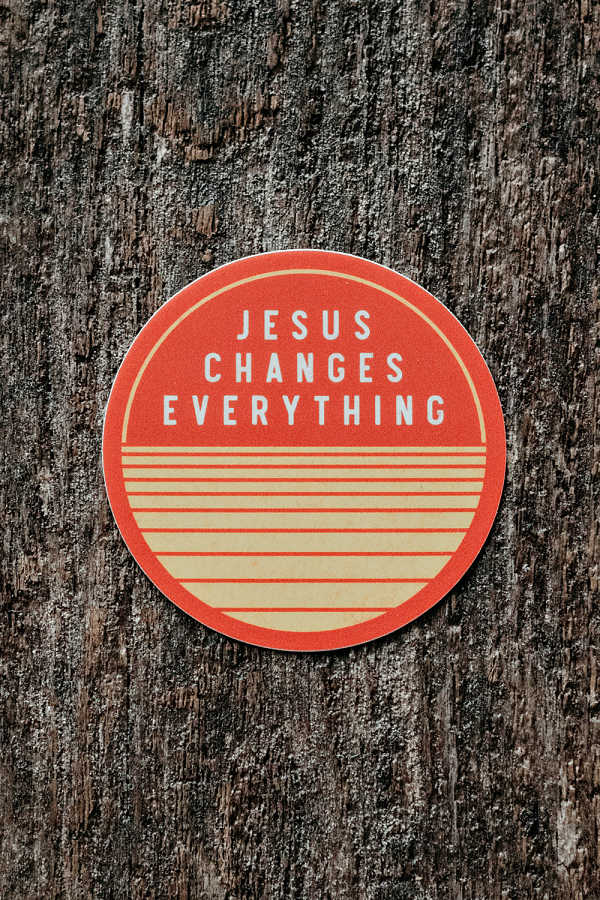 Jesus Changes Everything Sticker - Hope Outfitters