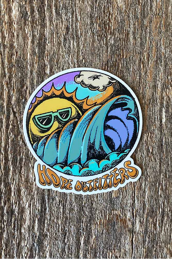 Hope Outfitters Sun & Waves Sticker